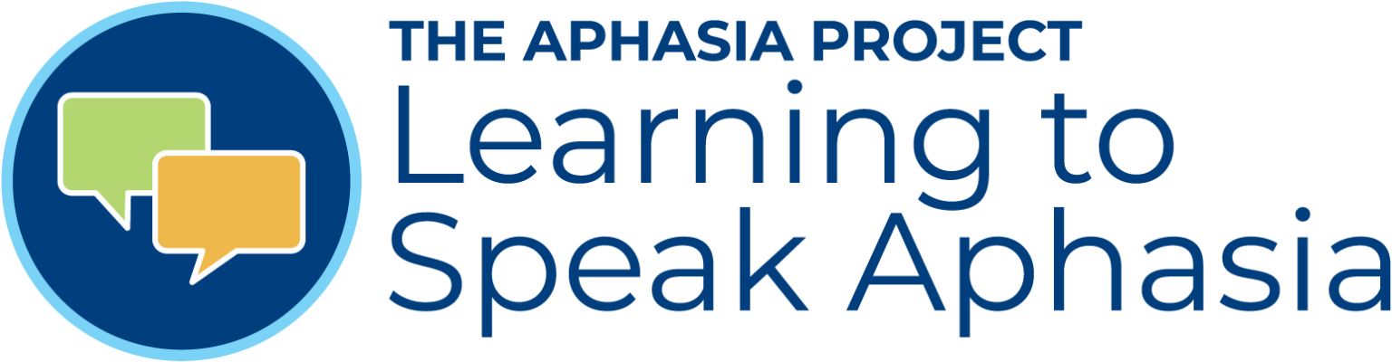 Care Partner Support - The Aphasia Project